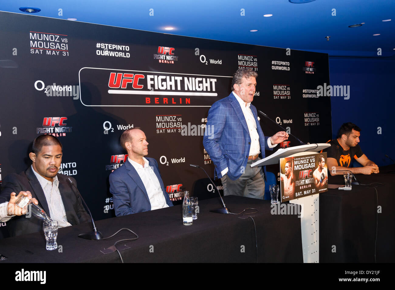 Berlin, Germany. April 03, 2014. FIGHT NIGHT BERLIN, UFC press ...