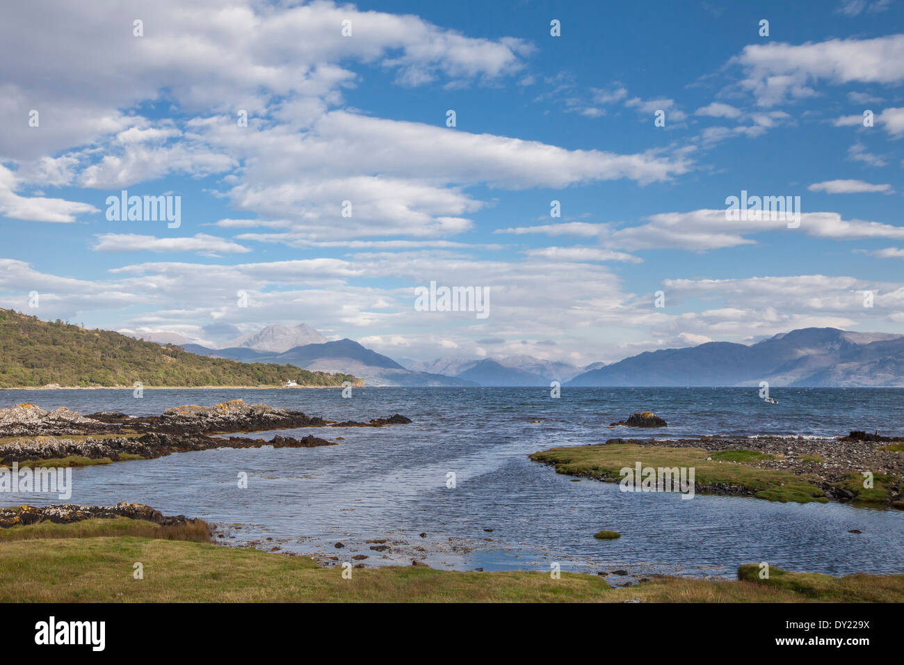 Sound of Sleat from the Isle of Skye in Scotland Stock Photo - Alamy