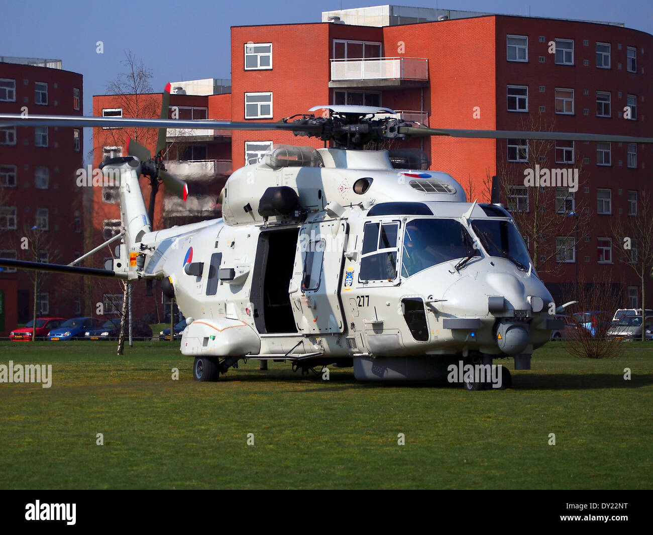 The NH90 NFH, a NATO Frigate Helicopter, is shown in service with the ...