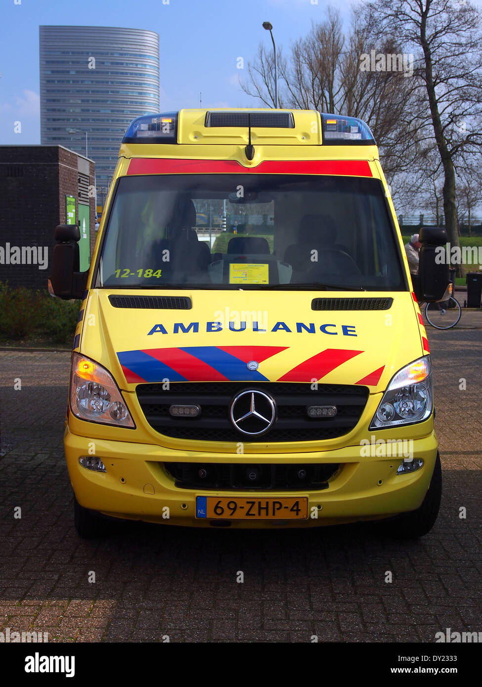 Mercedes Ambulance unit 12-184, operated by Kennemerland, is a medical ...