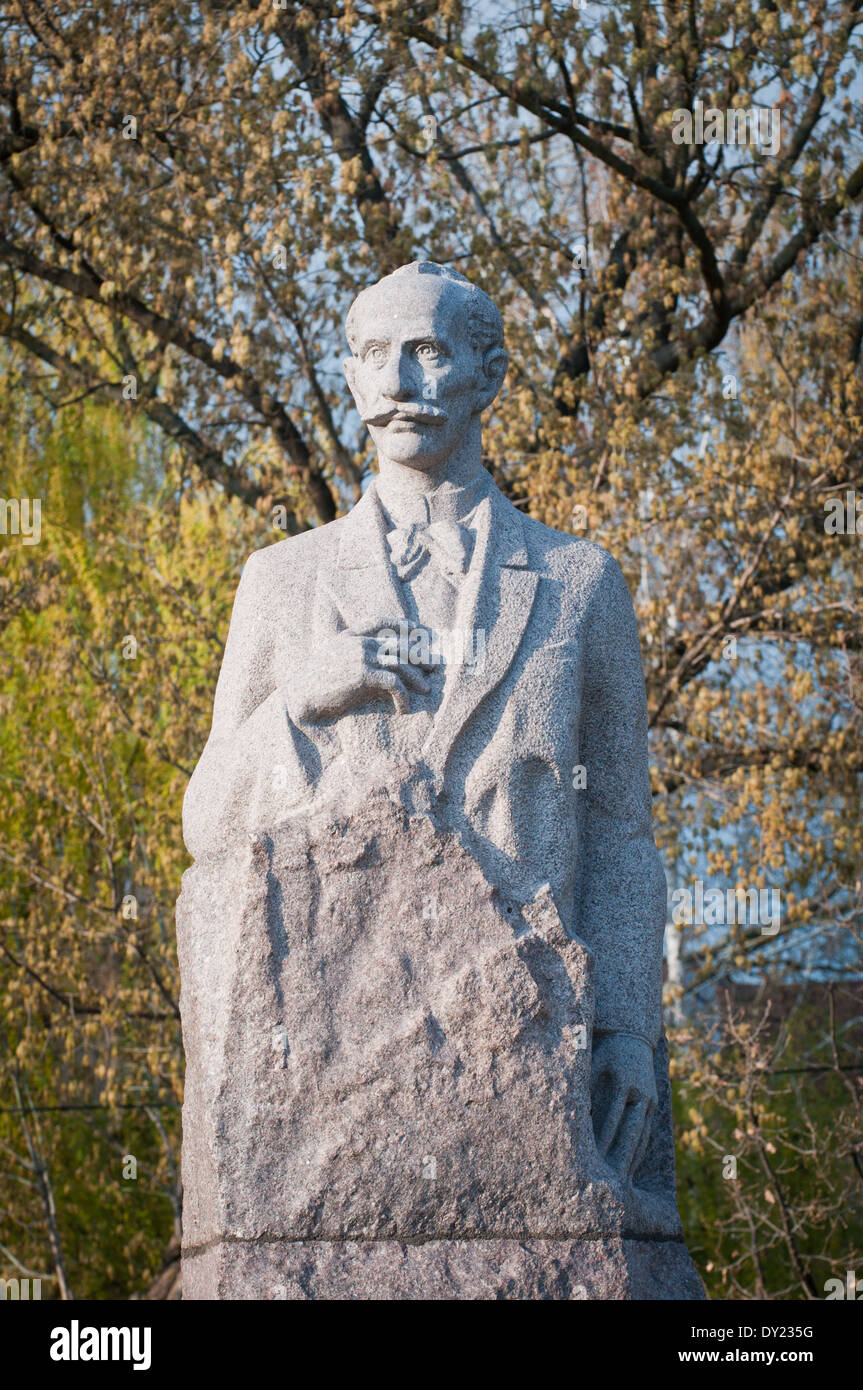 monument of Crimean Tatar publisher and politician Ismail Gasprinski ...