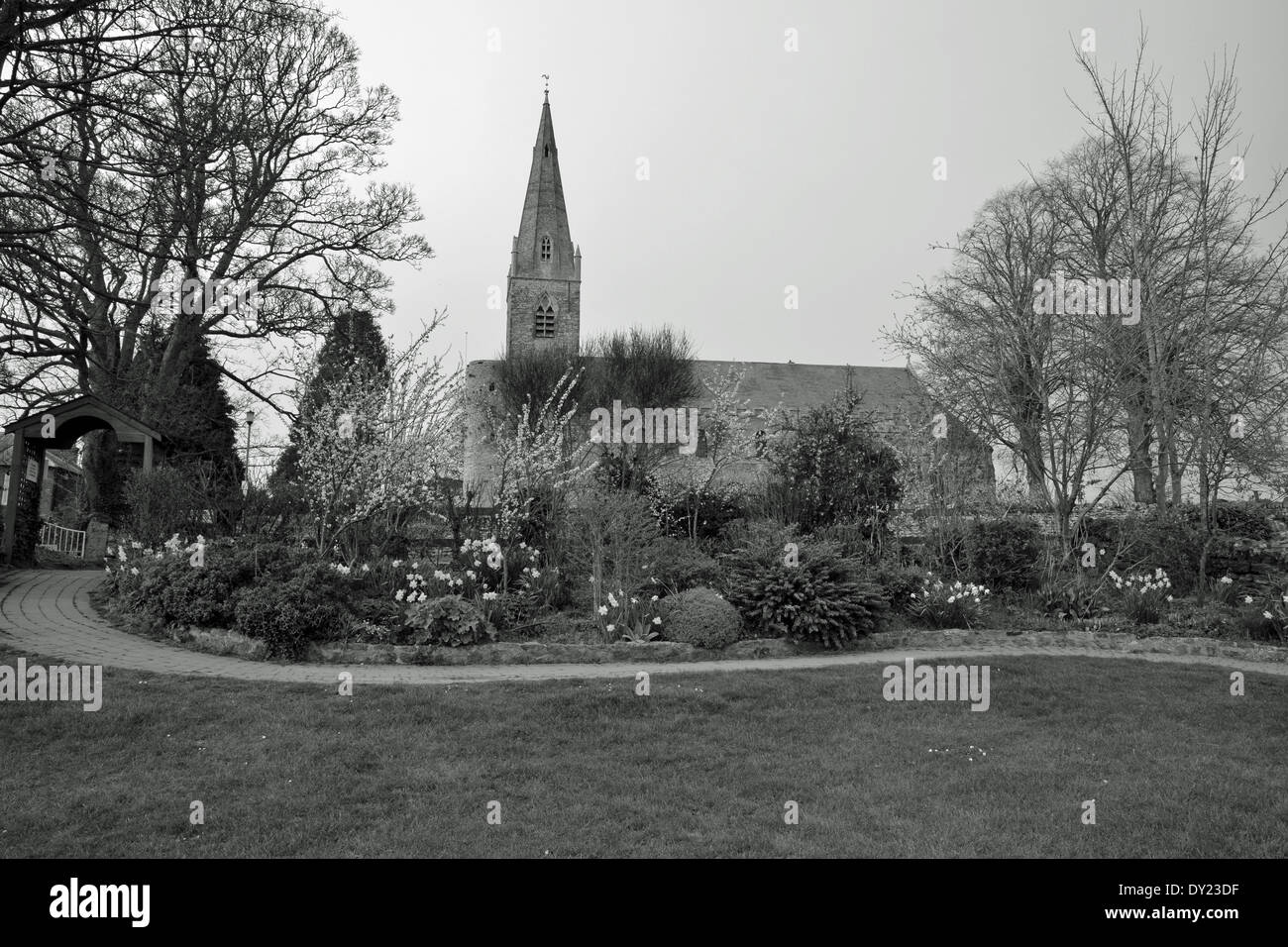 All Saints church in Brixworth Northamptonshire UK Stock Photo - Alamy