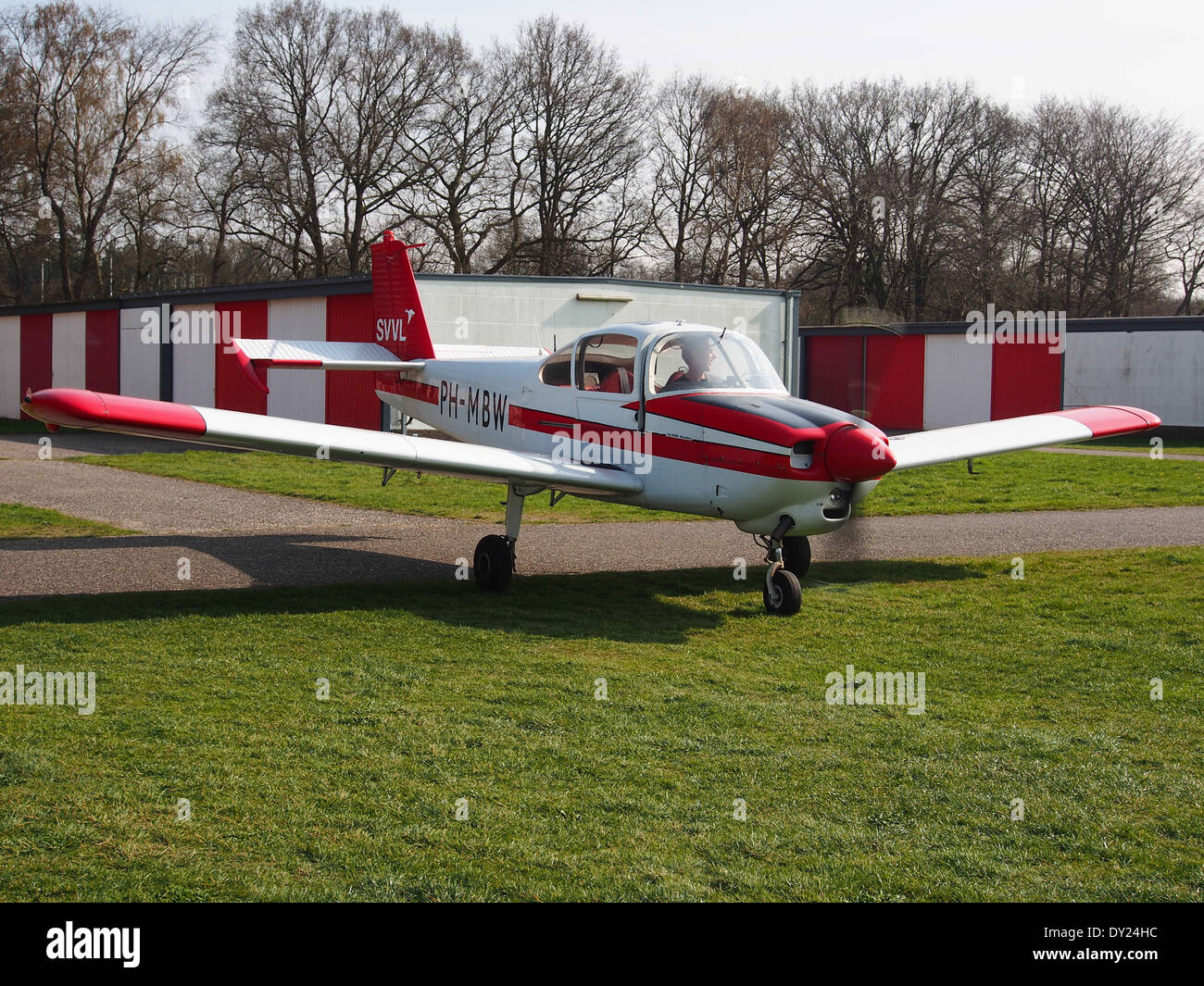 The Fuji FA200, registration PH-MBW, is a light aircraft shown at ...
