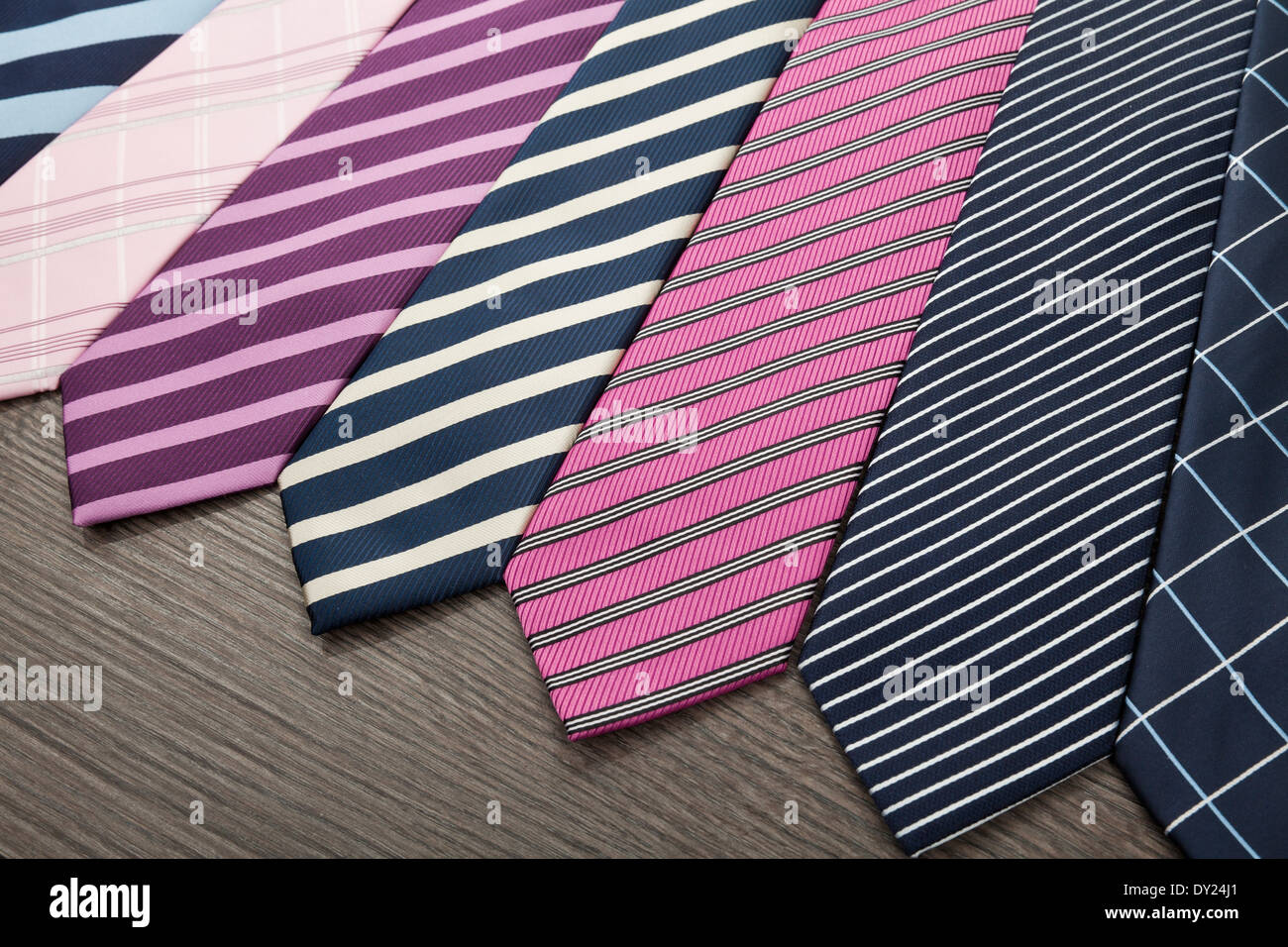 Group of colorful male ties Stock Photo - Alamy