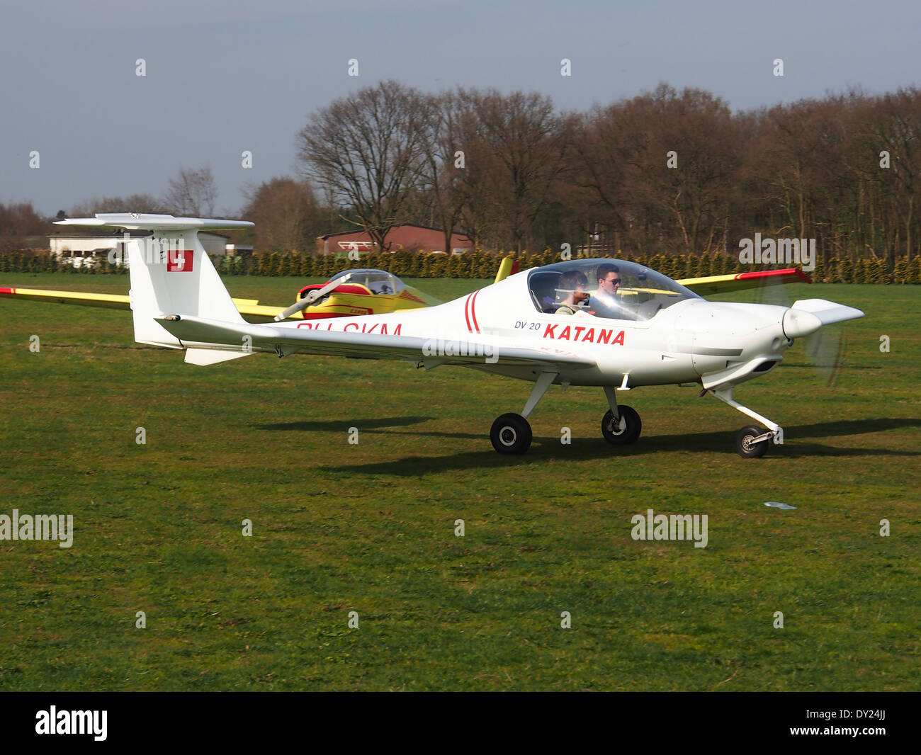 This image captures the HOAC DV20 Katana, registration PH-SKM, at ...