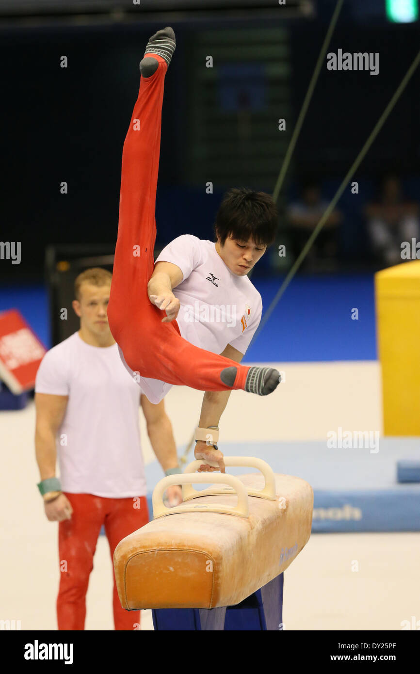 Tokyo Metropolitan Gymnasium, Tokyo, Japan. 3rd Apr, 2014. Kohei ...