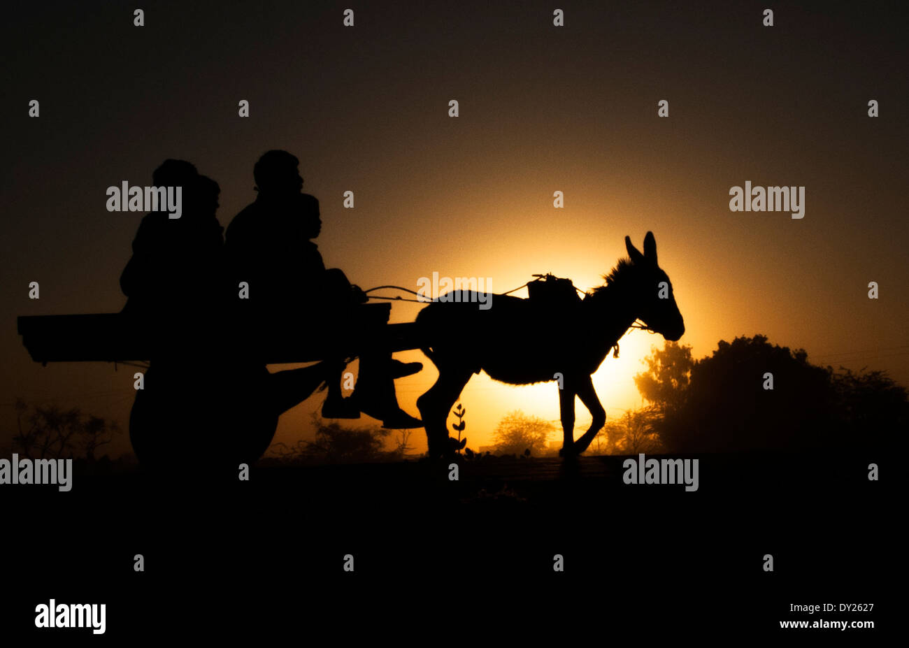 Heading back home during sunset Stock Photo - Alamy