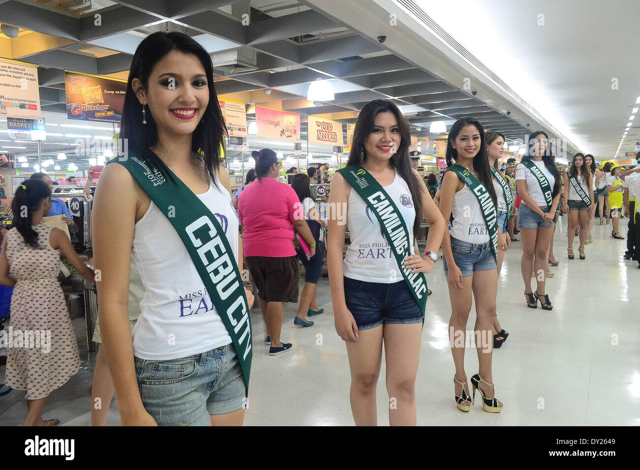 Mandaluyong City, Philippines - April 2, 2014: Miss Philippines Earth ...