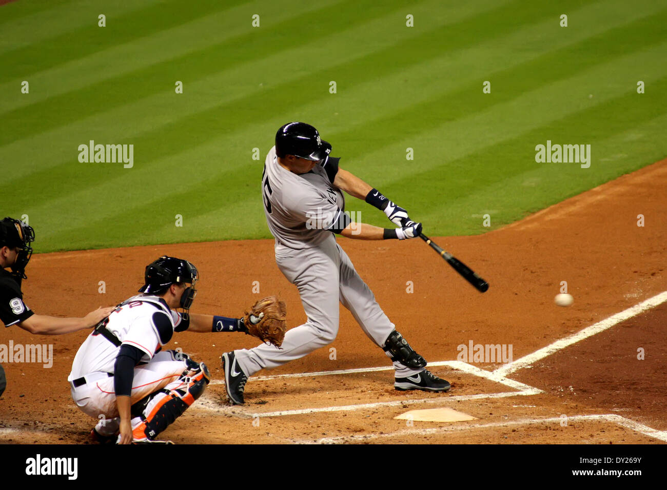 Houston, Texas, USA. 3rd Apr, 2014. APR 03 2014: New York Yankees first ...