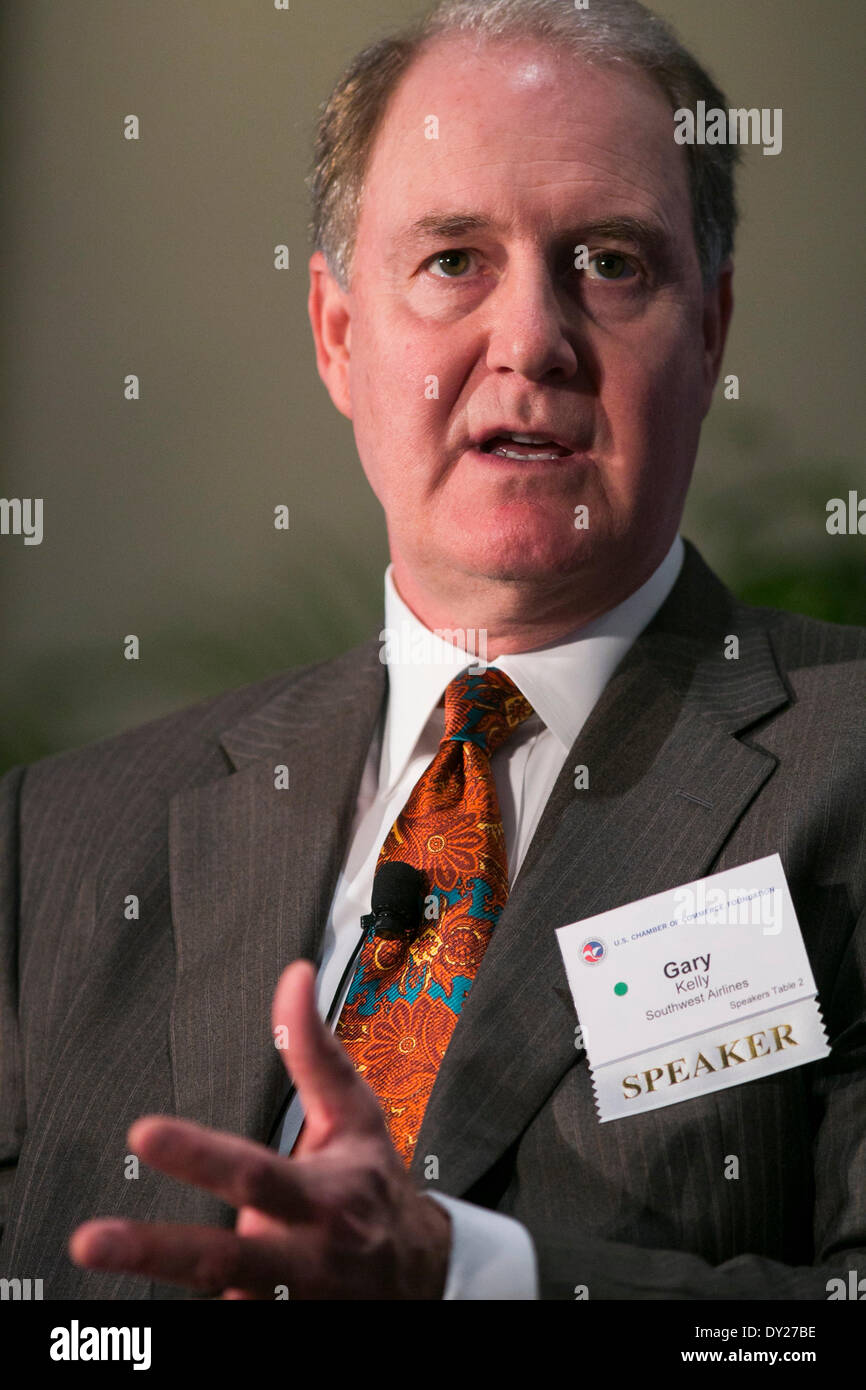 Washington DC, USA . 03rd Apr, 2014. Gary Kelly, Chairman of the Board ...