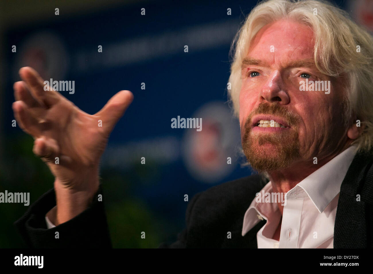 Richard branson speaking High Resolution Stock Photography and Images ...