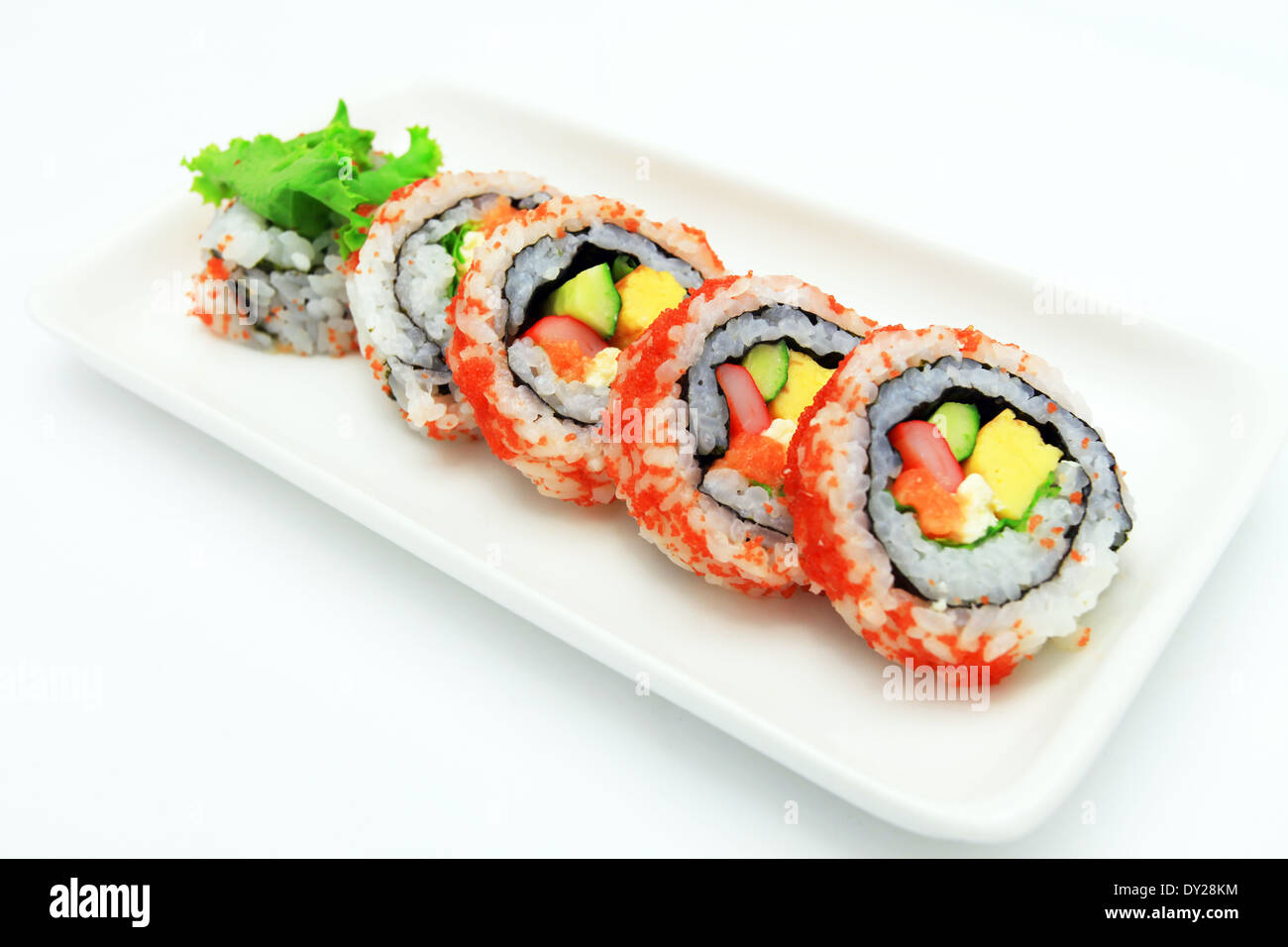 Delicious sushi japanese restaurant Cut Out Stock Images & Pictures - Alamy