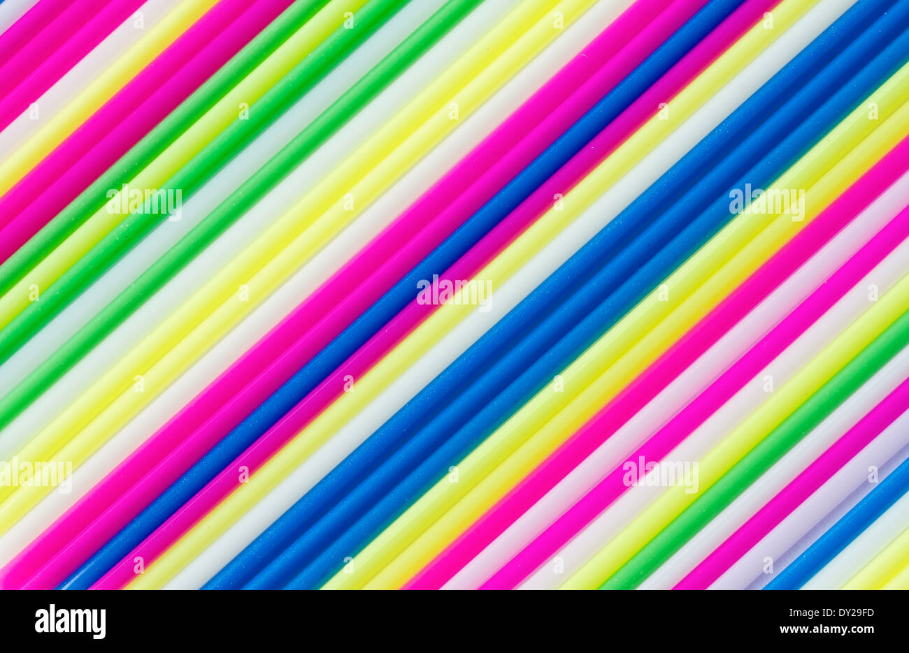 Color craft straws as a background Stock Photo - Alamy