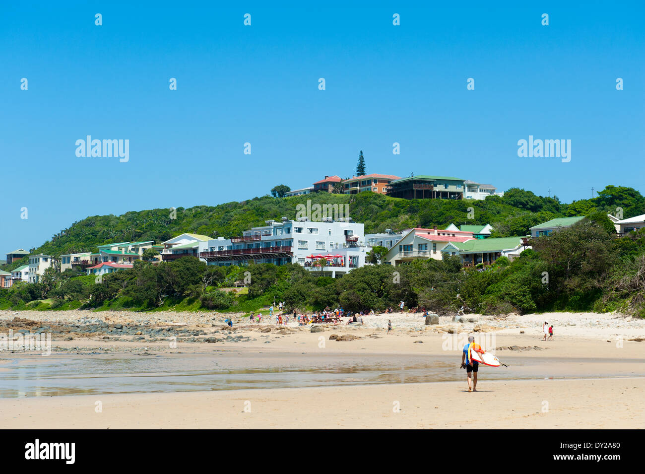 Beach and seafront houses in Morgan Bay, Eastern Cape, South Africa ...