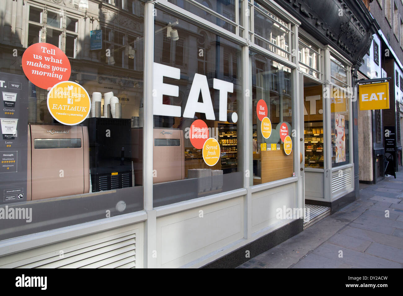 A branch of the food chain Eat is pictured in London Stock Photo - Alamy