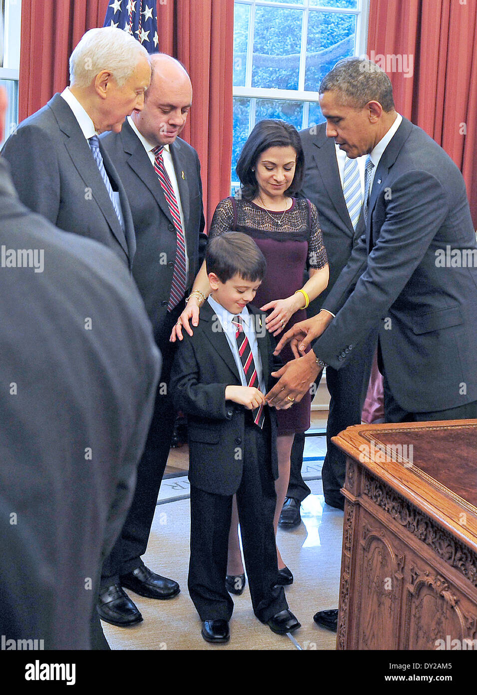 United States President Barack Obama, right, with U.S. Senator Orrin ...