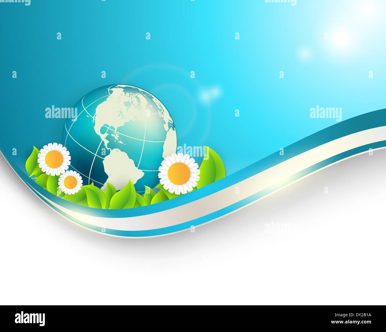 Abstract floral environmental frame globe hi-res stock photography and ...