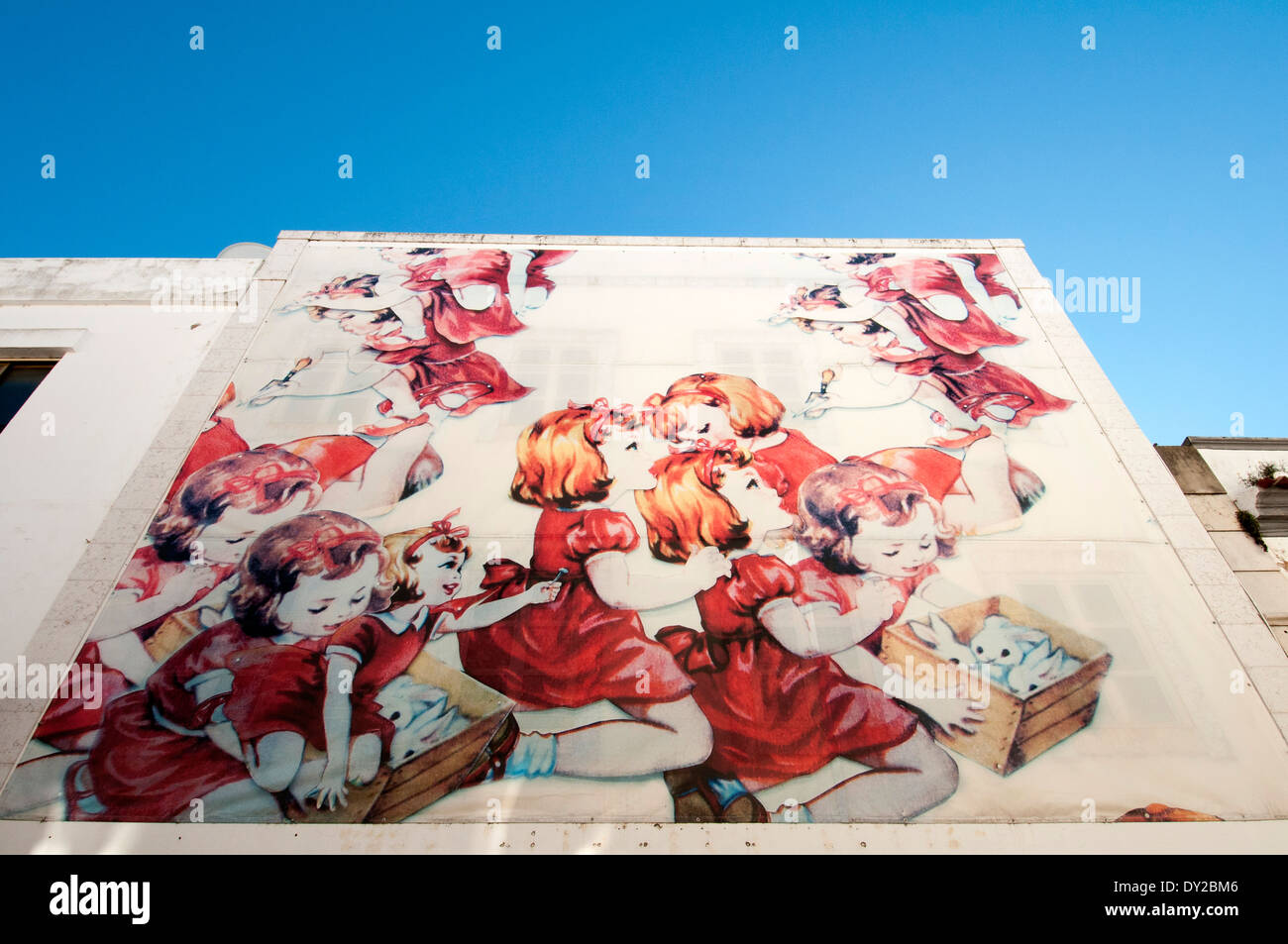street art, graffiti in Faro Portugal Stock Photo - Alamy