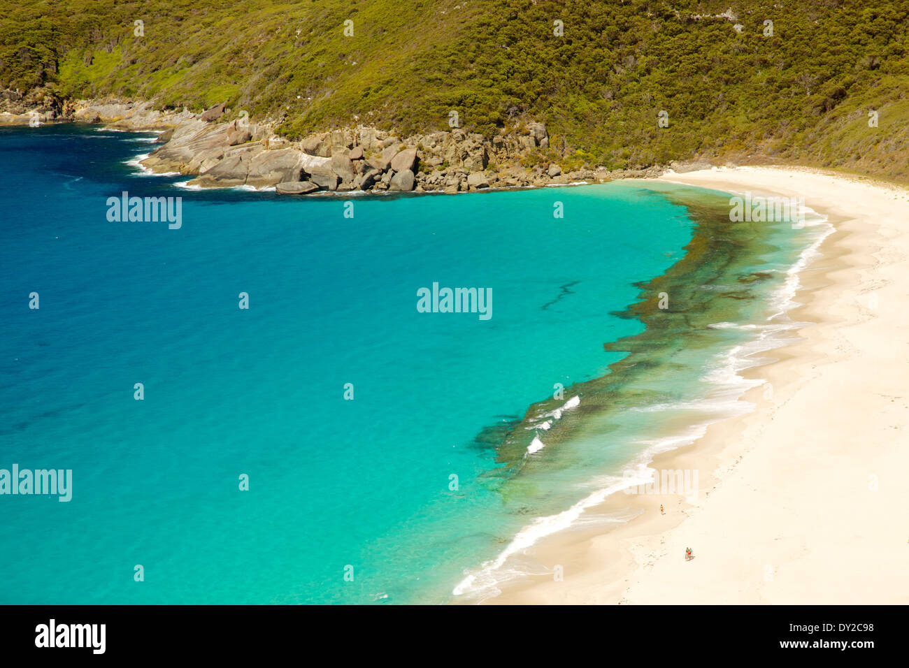Shelley Beach, in West Cape Howe National Park, near the towns of ...