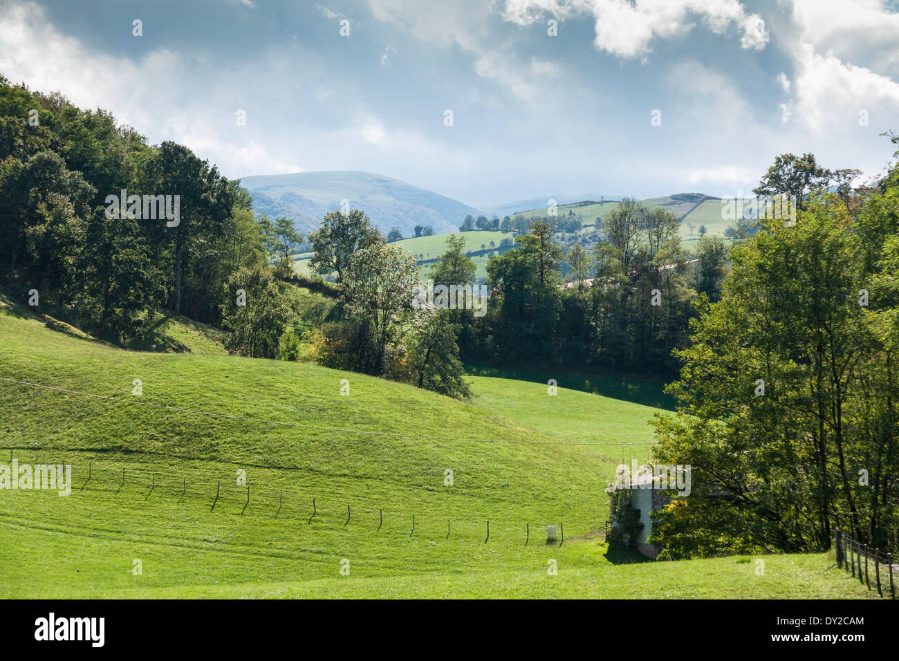 Landscape in the Basque country Stock Photo - Alamy