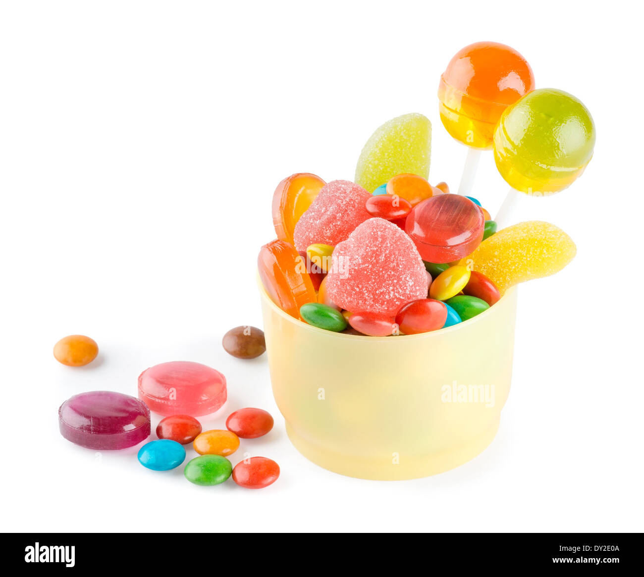 Mixed colorful candies Stock Photo - Alamy