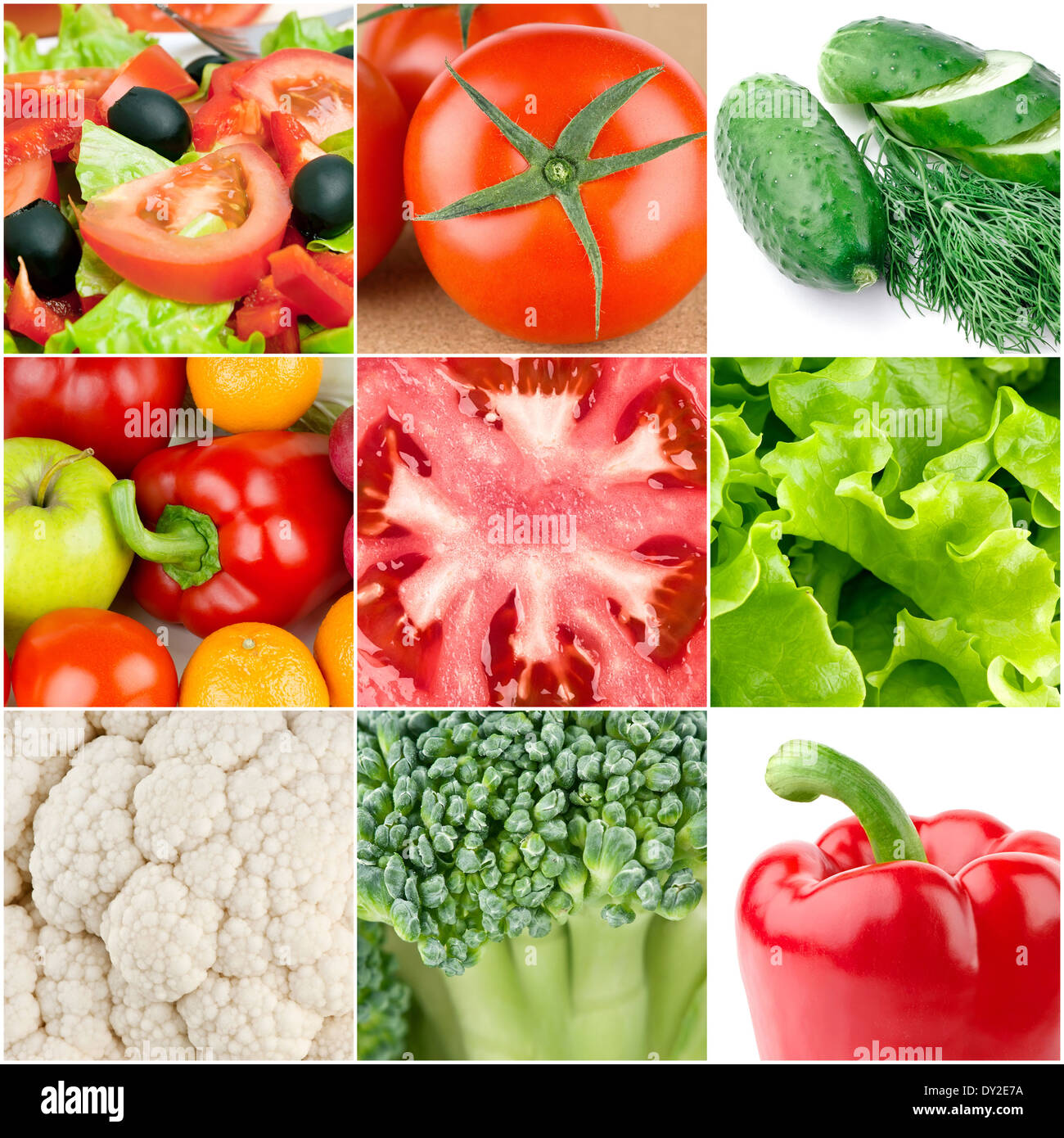 Collection of fresh vegetable backgrounds Stock Photo - Alamy