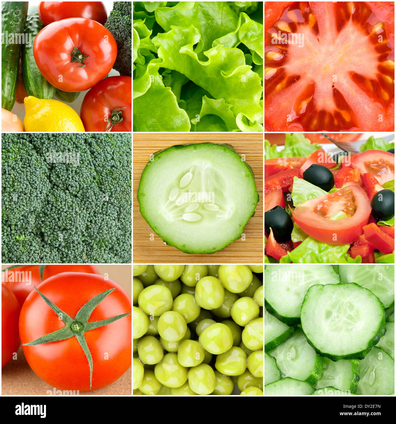 Collection of fresh vegetable backgrounds Stock Photo - Alamy