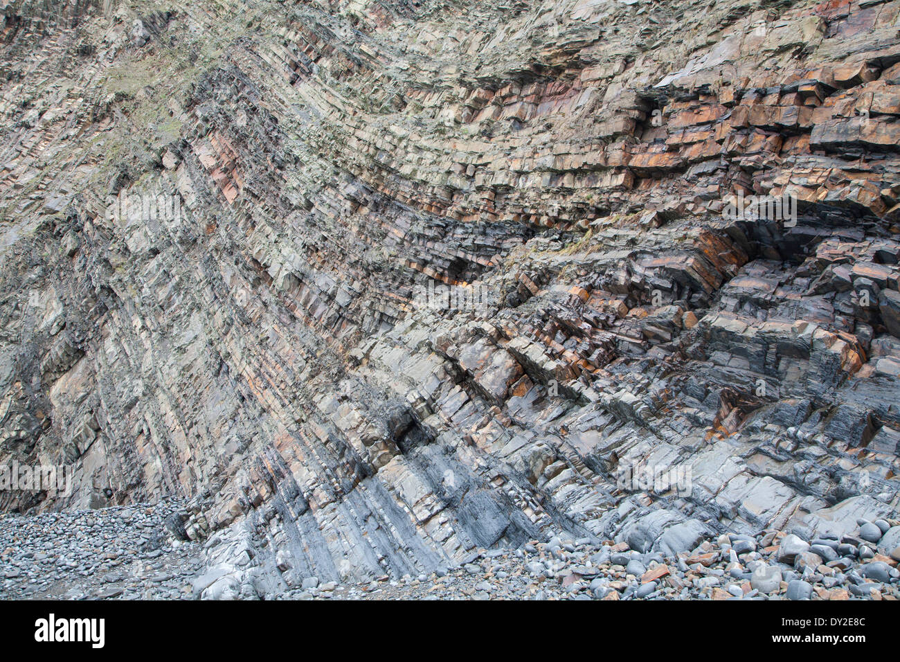 Folded Strata In Cliff High Resolution Stock Photography and Images - Alamy