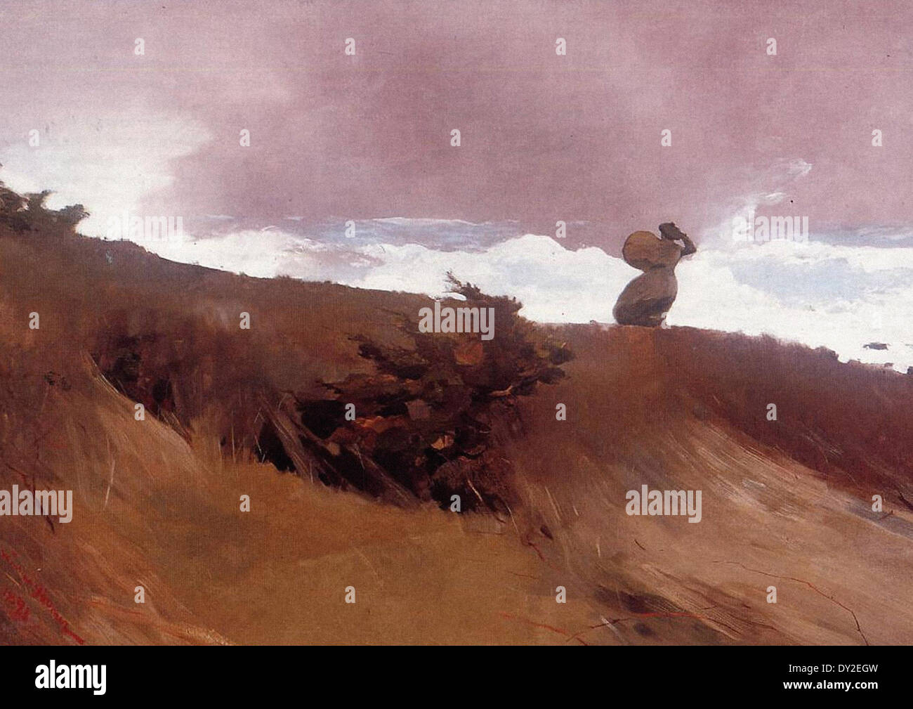 Winslow Homer The West Wind Stock Photo - Alamy