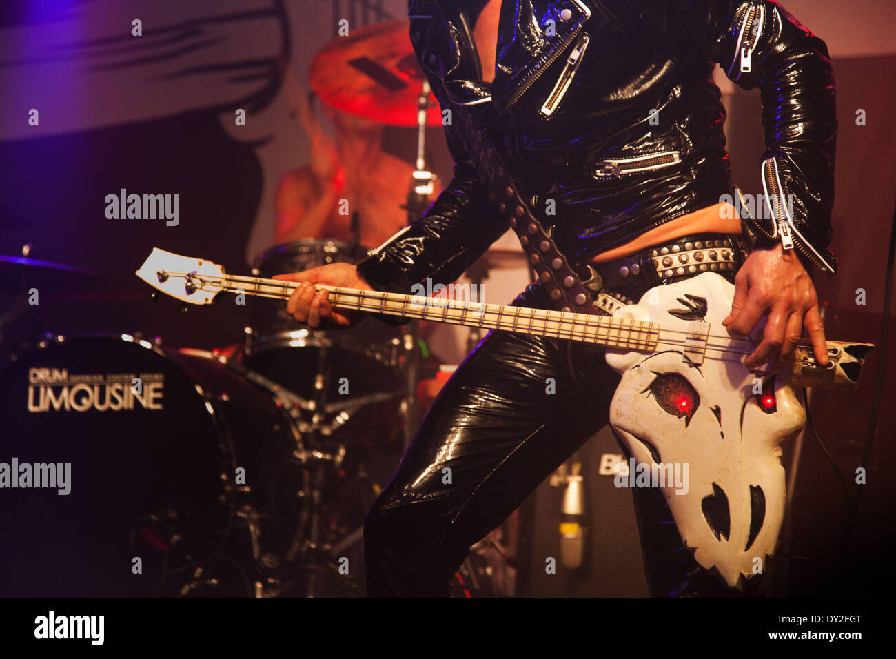 London, UK. 3rd April 2014. The Danish band D-A-D plays live at the ...