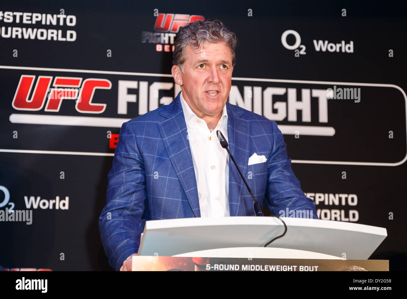 Berlin, Germany. 3rd Apr, 2014. FIGHT NIGHT BERLIN, UFC press ...