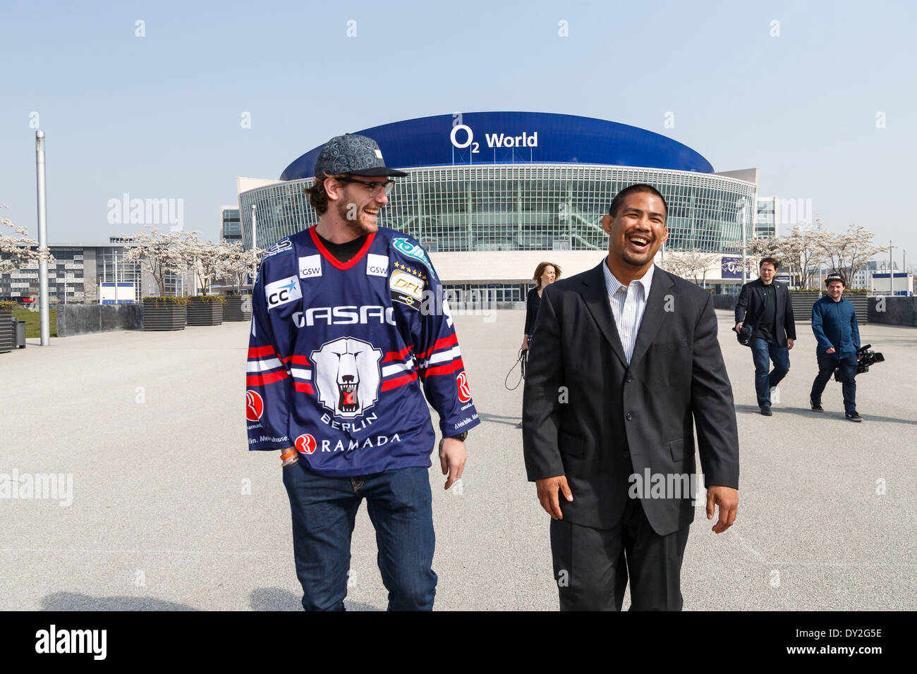 Berlin, Germany. 3rd Apr, 2014. FIGHT NIGHT BERLIN, UFC press ...