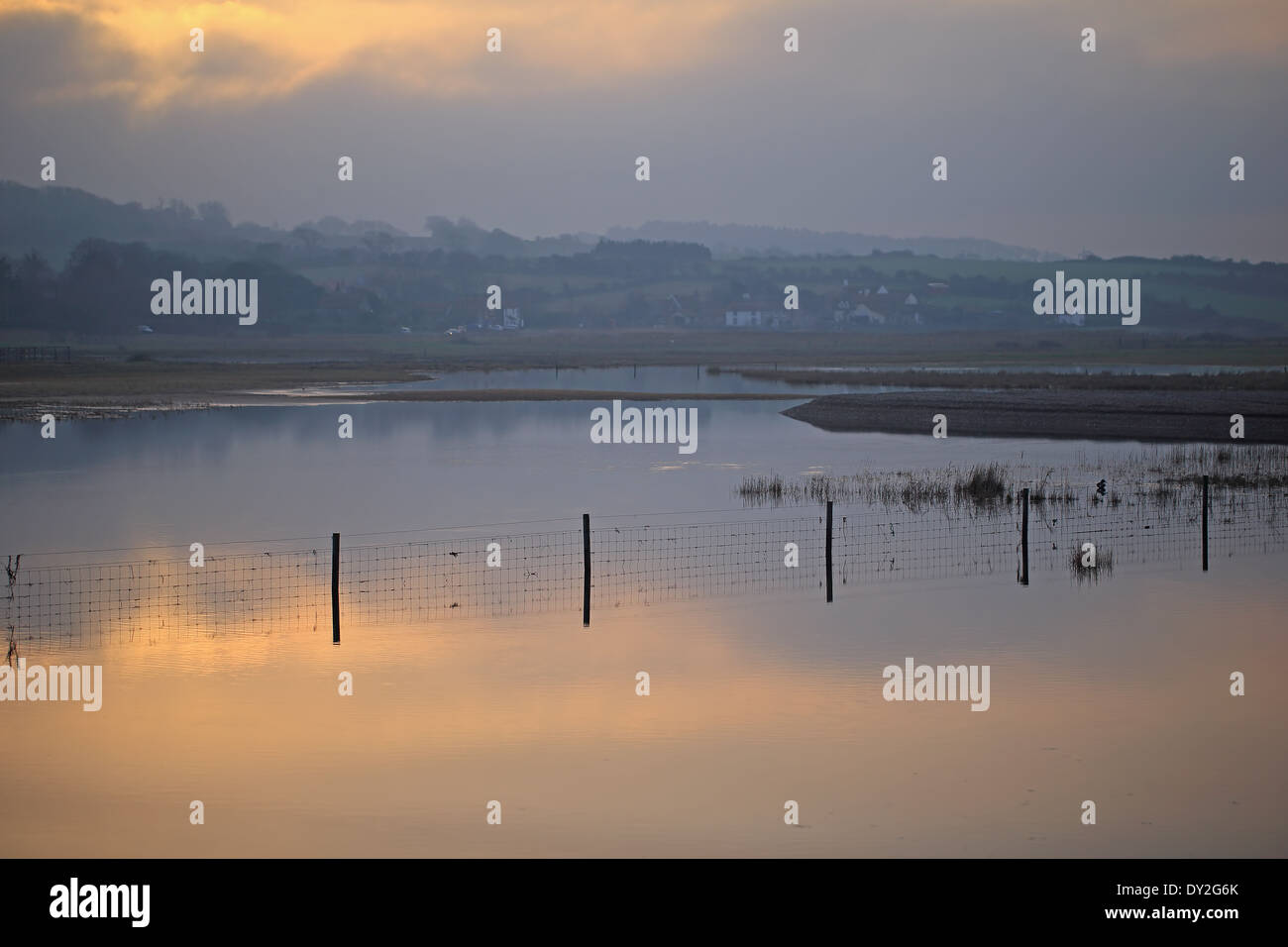 Sea surge coastal flooding Stock Photo - Alamy
