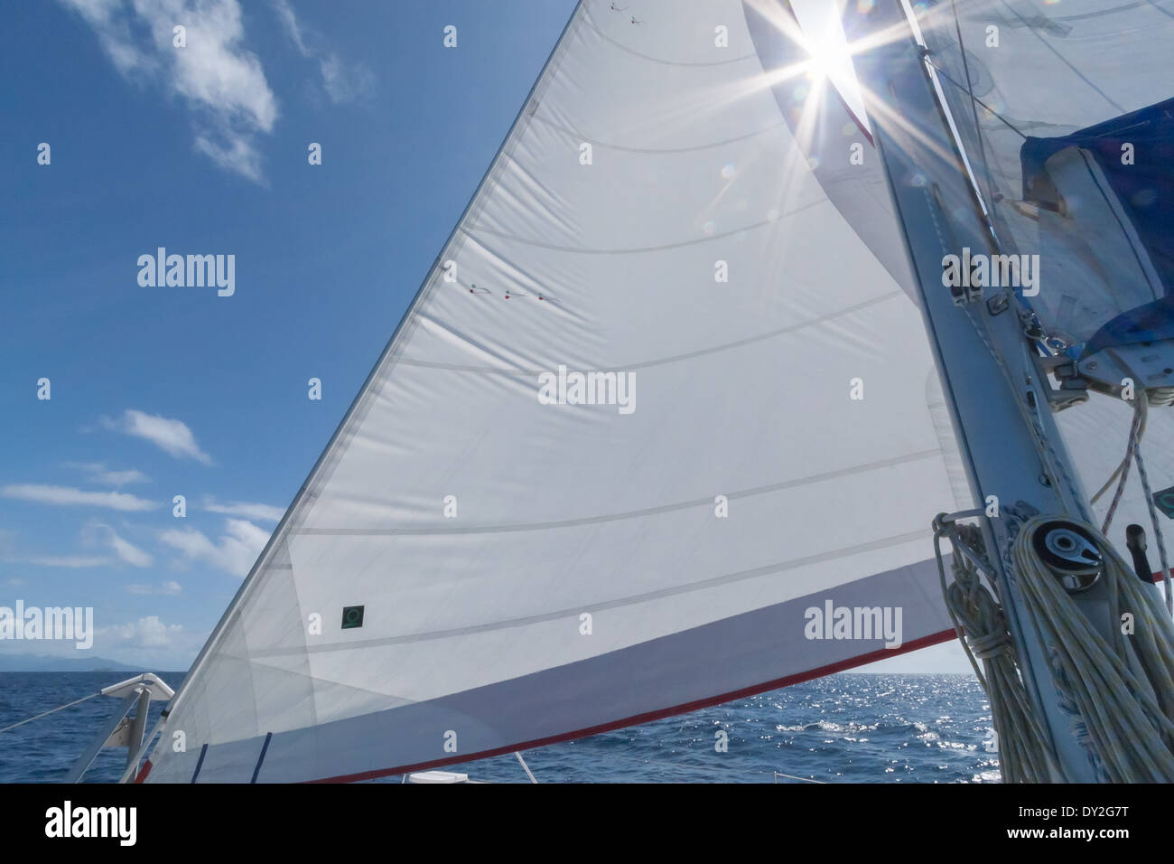 A sail at sea Stock Photo - Alamy