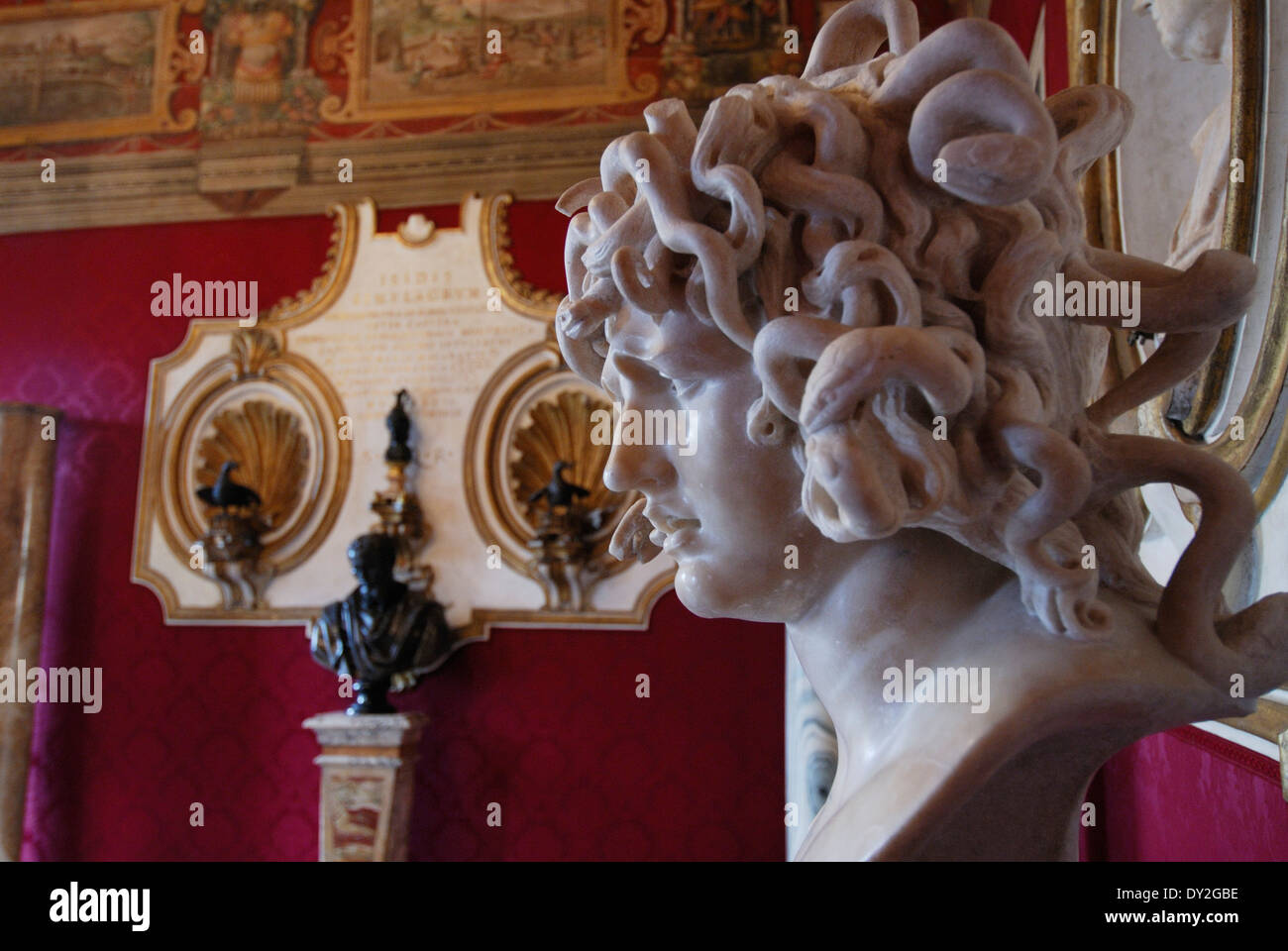 Bernini's Medusa sculpture in the Musei Capitolini Capitoline Museums ...