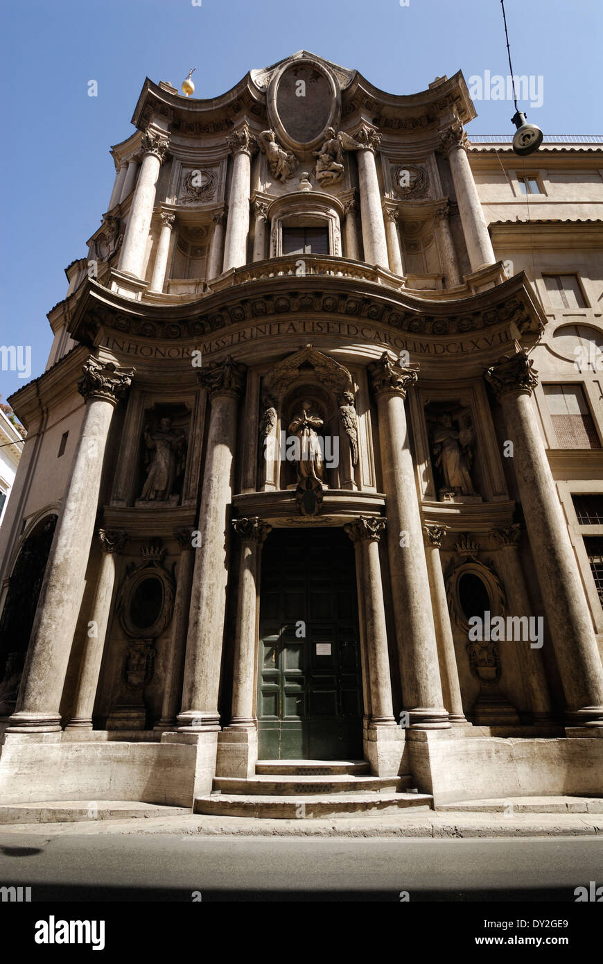 Quattro Fontane Rome San Carlo Alle Quattro Fontane, Rome: Looking