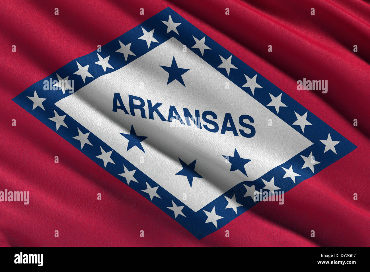 US state flag of Arkansas Stock Photo - Alamy