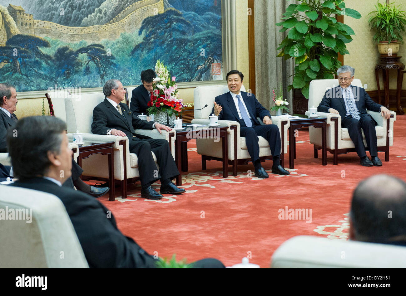 (140404) -- BEIJING, April 4, 2014 (Xinhua) -- Chinese Vice President ...