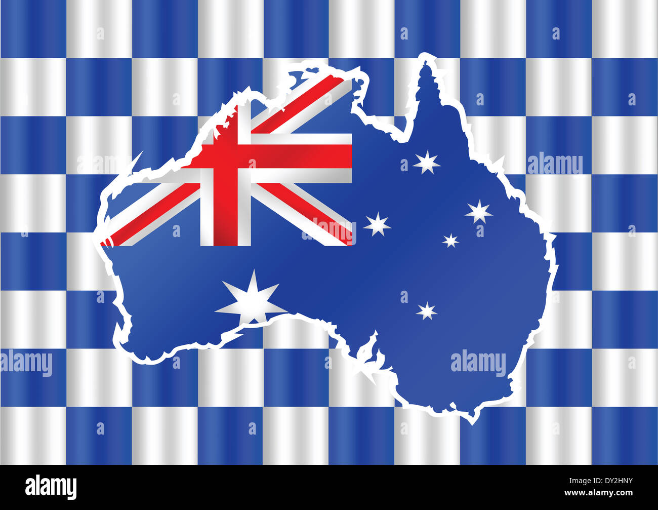 Australia color map regions hi-res stock photography and images - Alamy