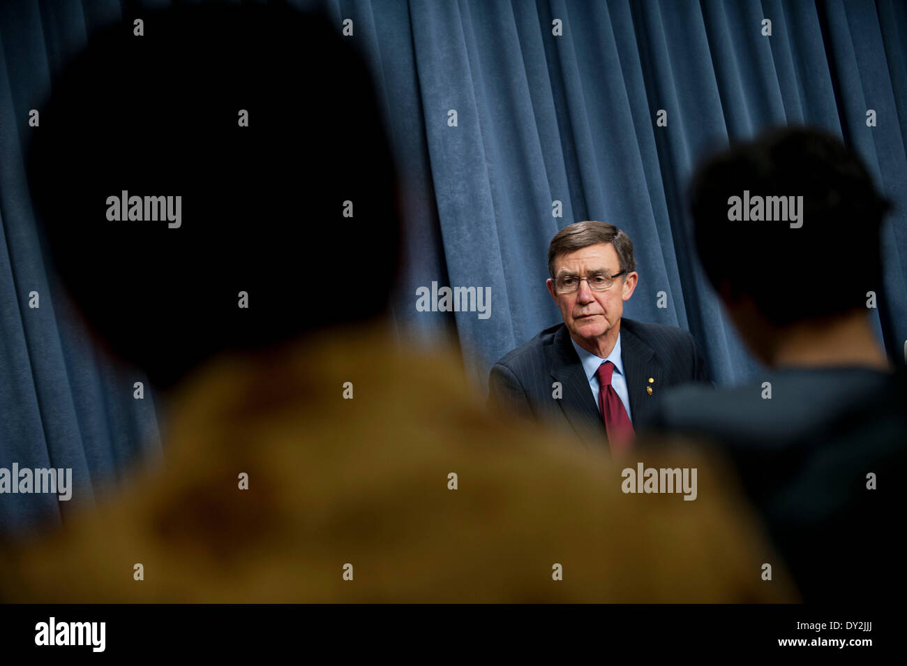 Perth, Western Australia. 4th Apr, 2014. Angus Houston, chief of the ...