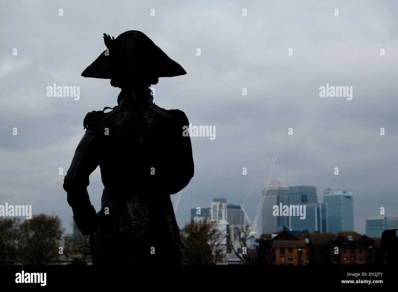 Statue of lord nelson at greenwich hi-res stock photography and images ...