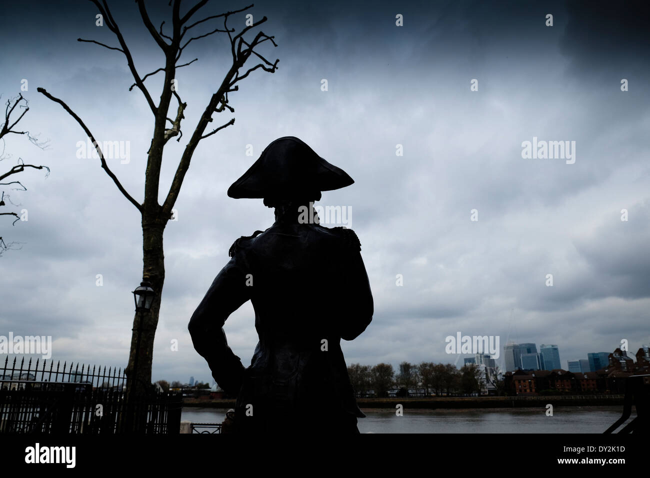 Statue of lord nelson at greenwich hi-res stock photography and images ...