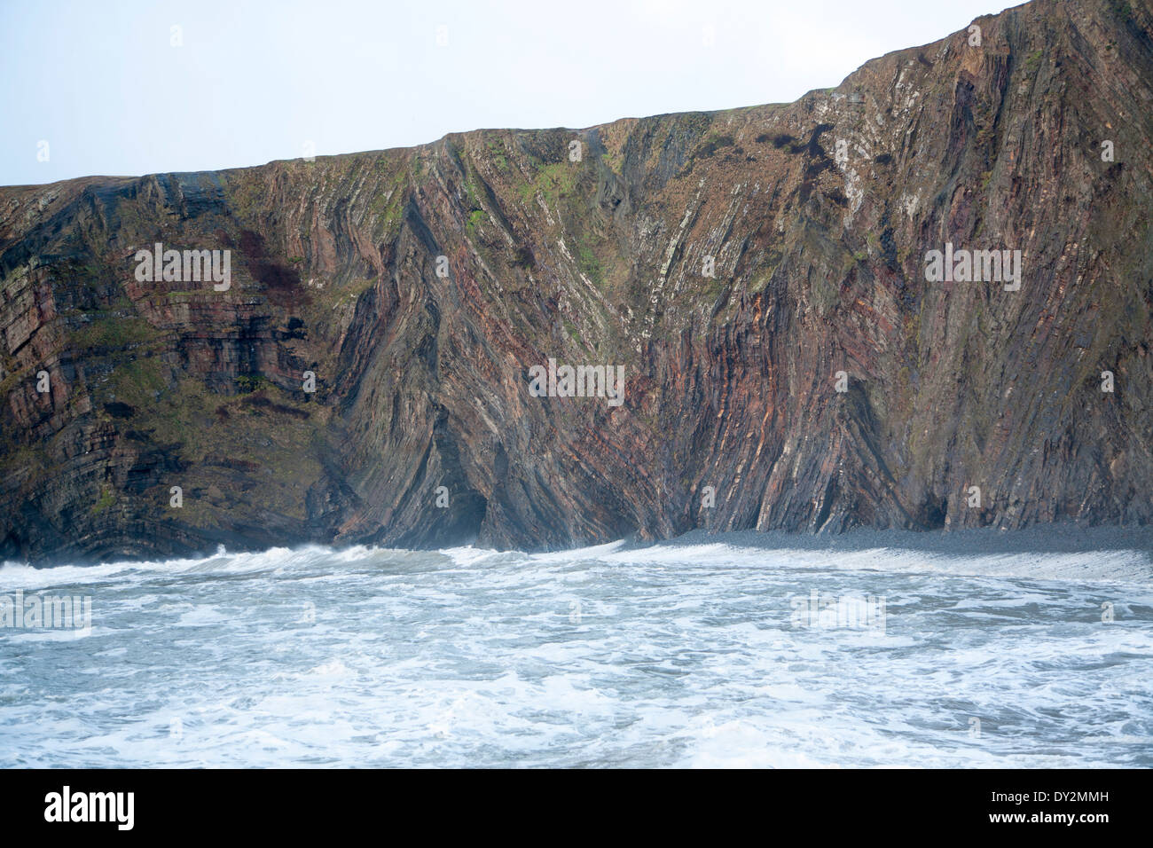 Tilted Sedimentary Rock Layers In High Resolution Stock Photography and ...