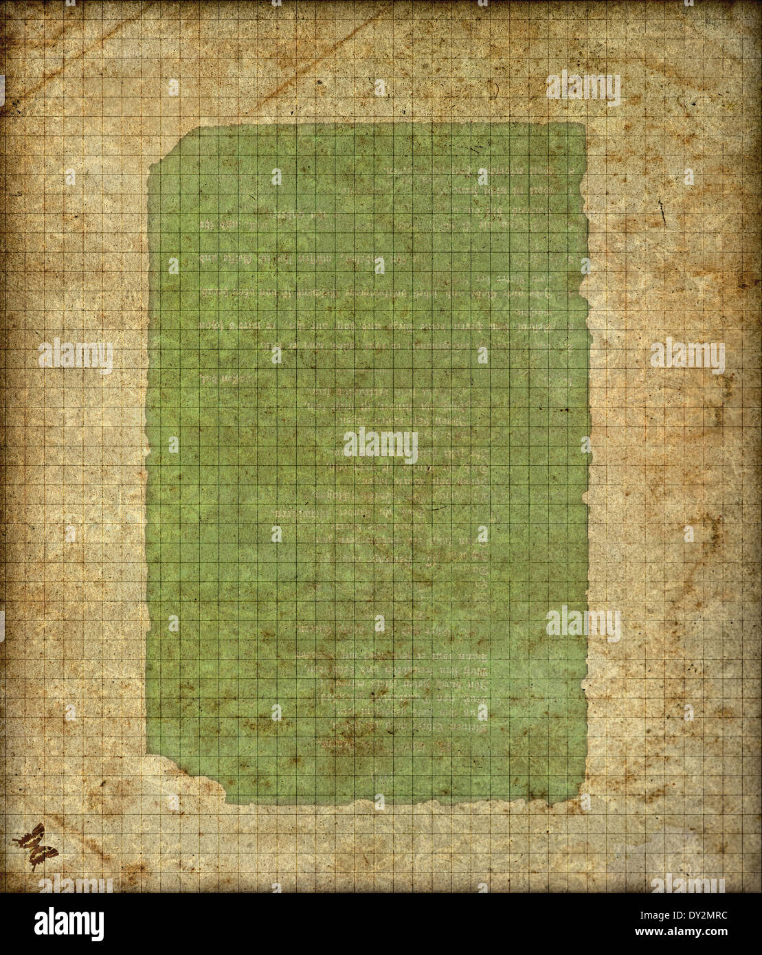 old grungy vintage squared paper background Stock Photo - Alamy