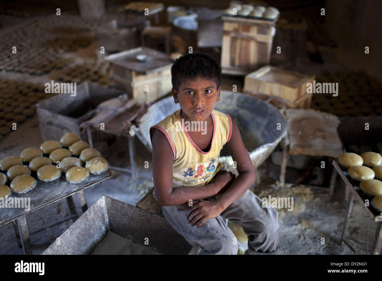 Poor working conditions, factories High Resolution Stock Photography ...