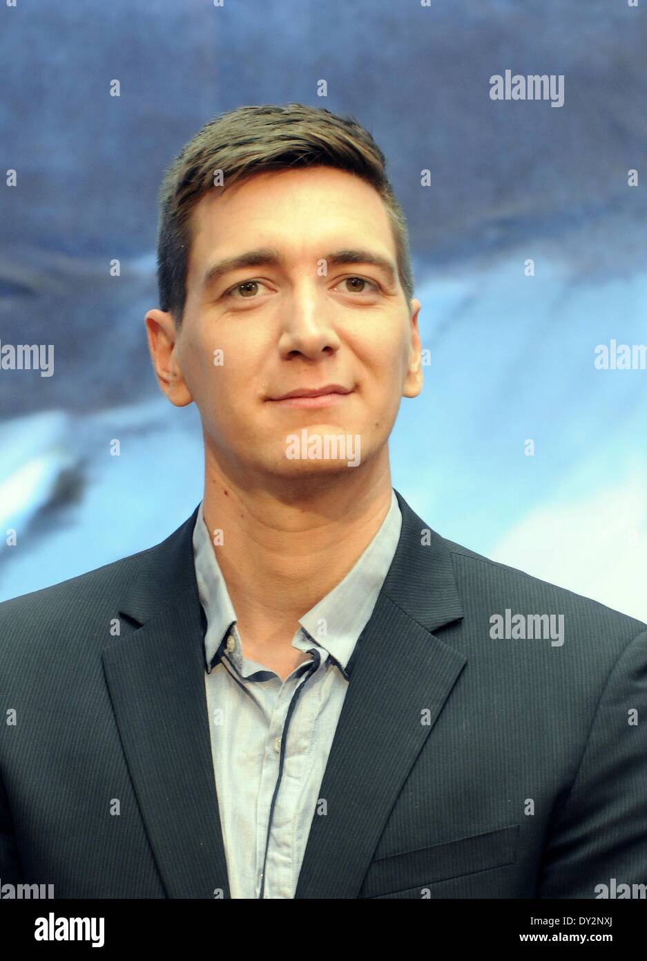 Cologne, Germany. 04th Apr, 2014. British actor James Phelps, who ...