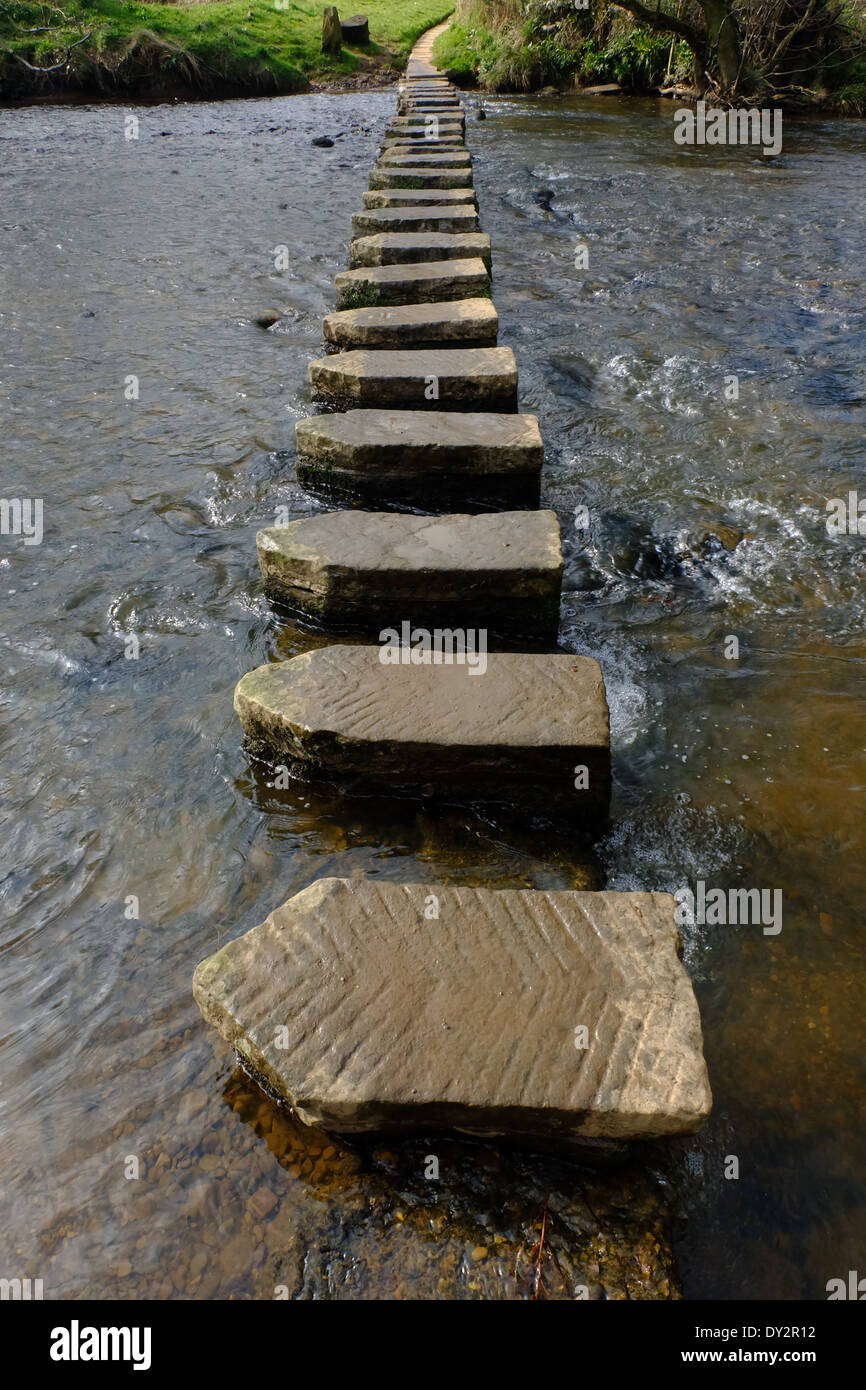 Stepping stones across a river hi-res stock photography and images - Alamy