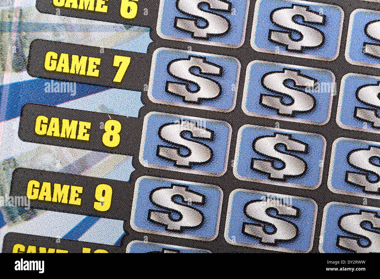 Scratch ticket background Stock Photo - Alamy