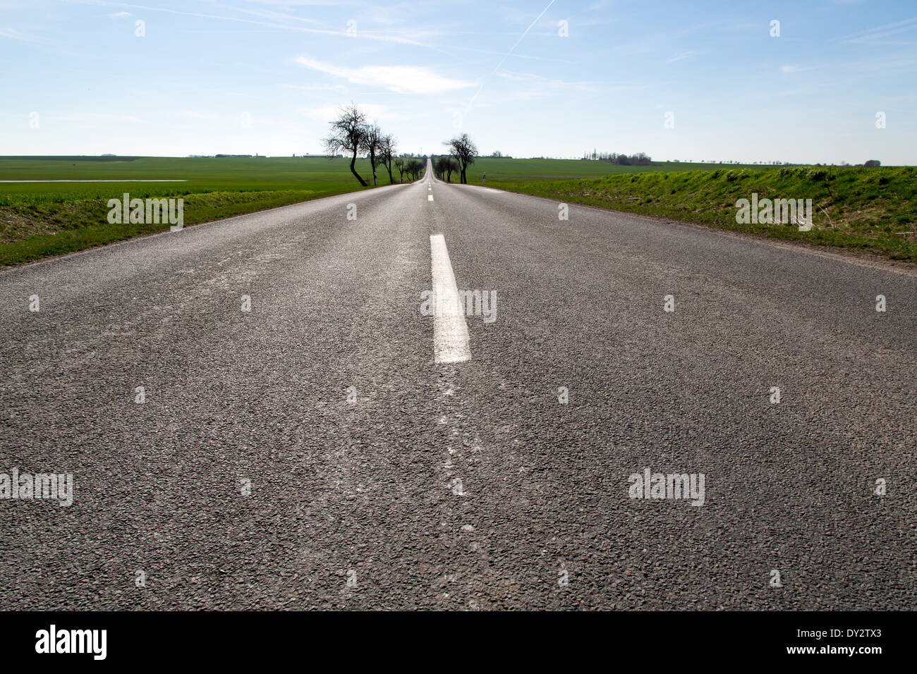 This is a street to the horizon Stock Photo - Alamy
