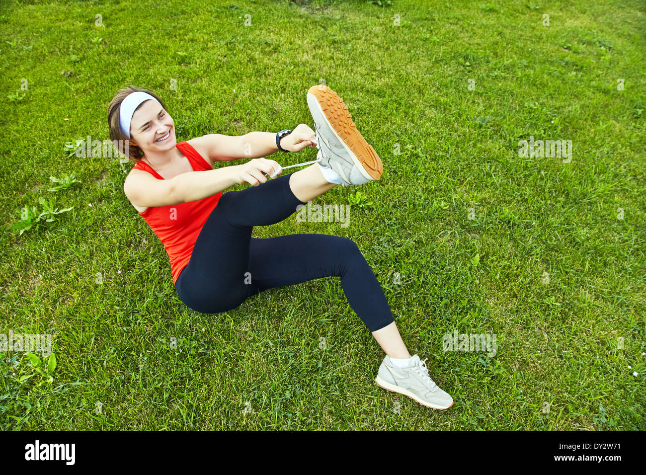 Muscular legs woman running hi-res stock photography and images - Alamy
